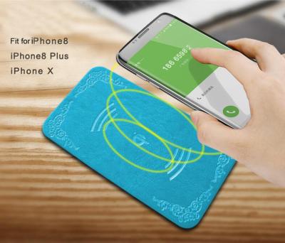 China Wireless Charger Qi Certified 5W Fast Wireless Charging Pad Compatible Galaxy S9+ S9 Note 8 Wireless Charger for sale