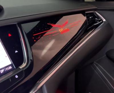 Cina Luci ambientali pianoforte RGB design a stampo nero per Cadillac XT6 in vendita