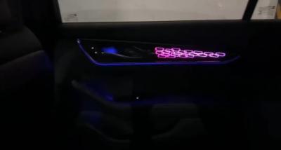 China Ambient lights Rainbow symphony dynamic carbon fiber check design mold design for Cadillac CT5 for sale
