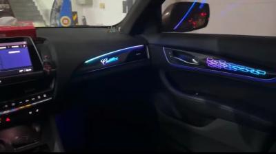 China Ambient lights Rainbow symphony dynamic carbon fiber check design mold design for Cadillac CT5 for sale