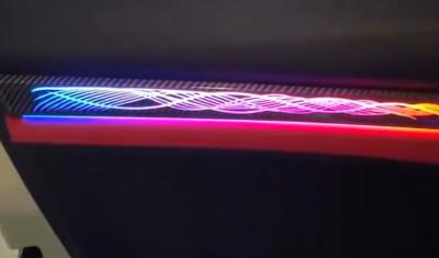 China Ambient lights Rainbow symphony dynamic carbon fiber Ribbon style for Honda Civic(2016-2021) for sale