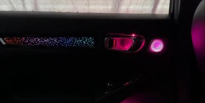 China Ambient lights Rainbow symphony dynamic Piano black Starry star design for Honda Civic/Integra(2022-2023) for sale