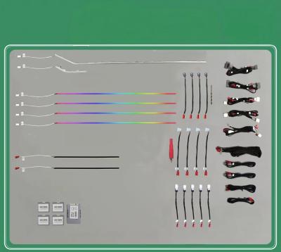 Cina Luci ambientali LED Rainbow symphony dinamica+controllo centrale per Honda INSPIRE ((2023) in vendita