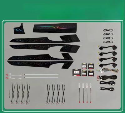 Cina Ambient lights  Rainbow symphony dynamic Piano black Starry Sky Design model for Porsche Panamera (2010-2016) in vendita