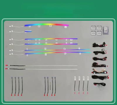 Cina Ambient lights  LED Rainbow symphony dynamic Mould model for Porsche Panamera (2010-2016) in vendita