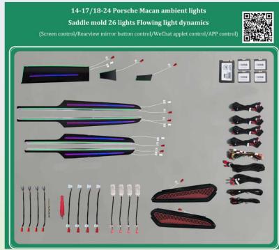 China Ambient lights Streamer dynamic + saddle fibber for Porsche Macan (2014-2017) for sale