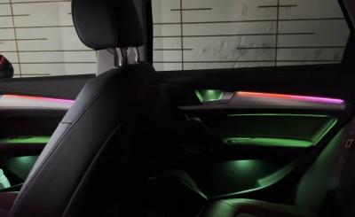 Cina Luci ambientali Sinfonia arcobaleno dinamica 1:1 Disegno dello stampo per Audi Q5L (2018-2023) in vendita