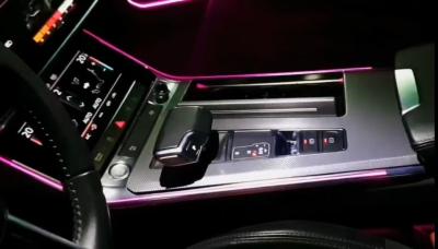 Cina Luci ambientali Sinfonia arcobaleno dinamica Radium scultura + Perfetto controllo centrale per Audi A6L ((2019-2023) in vendita