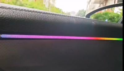 Cina Luci ambientali RGB Radium intaglio +quattro porte+Perfetto controllo centrale per Audi A6L ((2019-2023) in vendita
