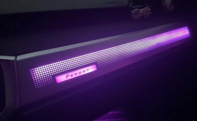 Cina Luci ambientali RGB Pannello di rivestimento del passeggero + Radium intaglio quattro porte per Audi Q3 (2019-2023) in vendita