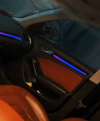 Cina Luci ambientali Pianoforte dinamico Streamer nero (modus design) per Audi A4 (2009-2016) in vendita