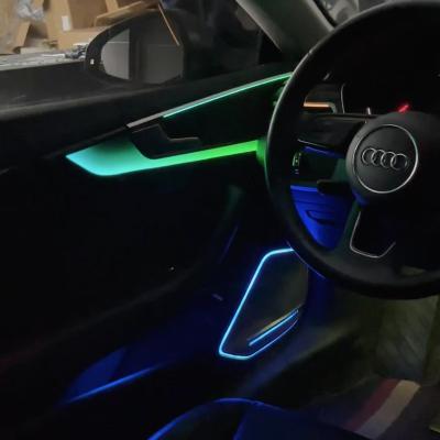 Cina Edizione a due porte + copertura corno di mezzanotte 24 luci luce ambientale a colori fantasma per Audi A5 (17-24) in vendita