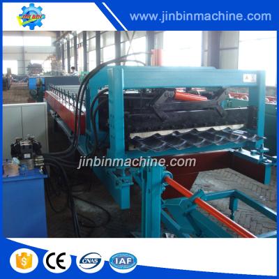 China Metal Sheet Roofing Glazed Steel Tile Roll Forming Machine for sale