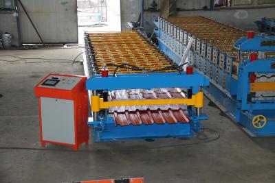China Automatic two layer metal sheet roofing making machine for sale
