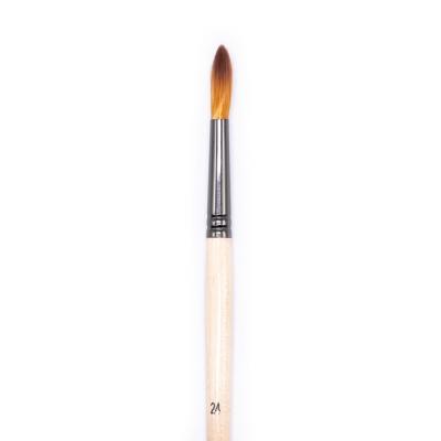 China Students 12# Filbert Artist Paint Brushes Set for sale