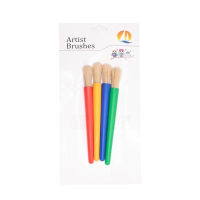 China Round Head NIL Ferrule Artist Paint Brushes Set for sale