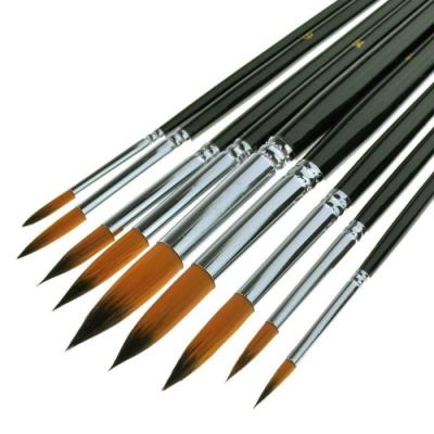 China Aluminum Ferrule Acrylic Detail Brush for sale