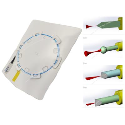 China 10 vezes o diâmetro externo, raio de curvatura Fibra óptica nua para proteção de fibra óptica for sale