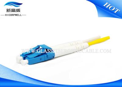China IEC 60794 LC PC APC 2.0MM Fiber Optic Components DX Connectors Patch Cord Duplex for sale