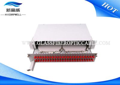 China FC 9 Inch Rack Mounted Fiber Optic Termination Panel , 70 - 106Kpa ODF Patch Panel for sale