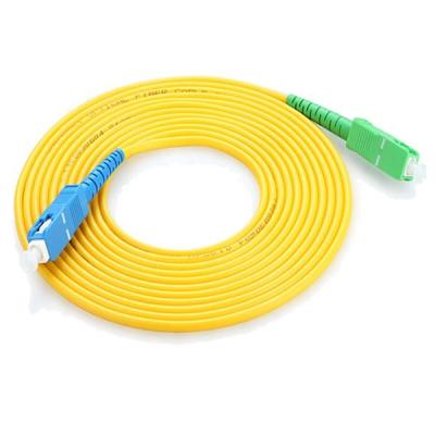 FTTH 광학 섬유 케이블 접속 코드, SC APC SM 1m 3m 5m 접속 코드 광섬유