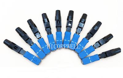 China FTTH Drop Cable Fiber Fast Connector Gpon Epon Tensile Strengh >30N for sale