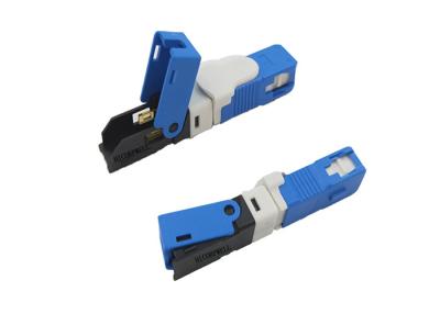 China Blue Or Green ESC250D Fiber Optic Components  Fiber Optic Quick Connector for sale