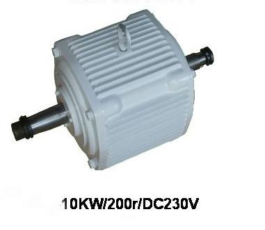 China Horizontal Shaft Magnet PMG Generator 10KW 200 RPM AC230V  Three Phase AC for sale