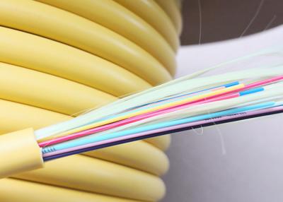 China Flexible Tight Buffer Fiber Optic Distribution Cable Multimode Indoor Orange Color for sale