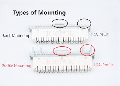 China 10 Pair ADC Krone Disconnection Module LSA - Plus With Screw Terminals for sale