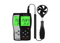 China Poratble Wind Speed Measuring Device Anemometer Gauge With LCD Back Light for sale