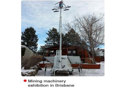 China Wind and Solar Hybrid Energy Surveillance Lighting Mobile Trailer for sale