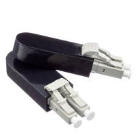 China LC/UPC Duplex PVC (OFNR) OM1 62.5/125 Multimode Fiber Loopback Module for sale