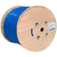 China High Speed Cat6A Lan Cable 500Mzh Frequency Solid 99.99% Bare Copper for sale