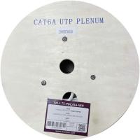 China High Speed Cat6A Lan Cable 500Mzh Frequency Solid 99.99% Bare Copper for sale