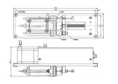 China Clear Water Oil Weak Acid & Base Multi Channel Plunger Syringe & Syringe Module Negative Pressure Pump for sale