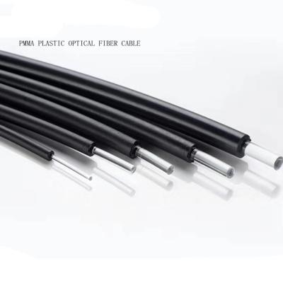 Cina 1.0/2.0/2.5/3.0/3.5/4.5MM PMMA che accende il cavo a fibre ottiche nudo di plastica di Decoation in vendita