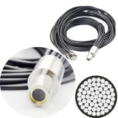 中国 まっすぐな束のファン・アウトは簡単束ね、複雑なfurcationの束はガラス裸の繊維光学軽いガイドをカスタマイズした 販売のため