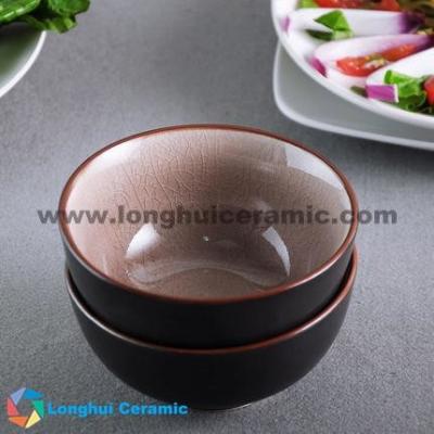 China China factory manufacturerd 4.7'' glaze-cracked ceramic bowl for sale