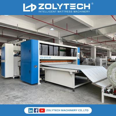 China Twelve Cutting Blades Mattress Cutting Machine For Mattress Side Borders for sale