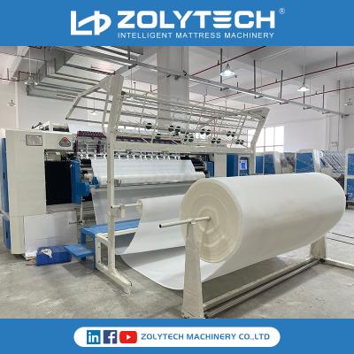 China CE Automatic Mattress Quilting Machine 80mph Panasonic Making Servo System for sale