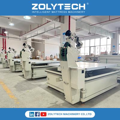 China Automatic Mattress Production Line ZOLYTECH Mattress Tape Edge Machine for sale