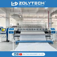 China ZOLYTECH Computerized Lock Stich Multi Needle Quilting Machine For Duvet for sale