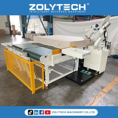 China Mattress Machine Automatic Tage Edge Automatic Flipping And Pushing for sale