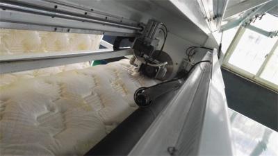 China 3.17KW Mattress Cover Automatic Blanket Cutting Machine Easy Operation 10 M/Min for sale
