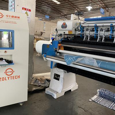 China Automatic multi-needle quilting machine commputerized system 80mm thickness mattress border machine 8KW for sale