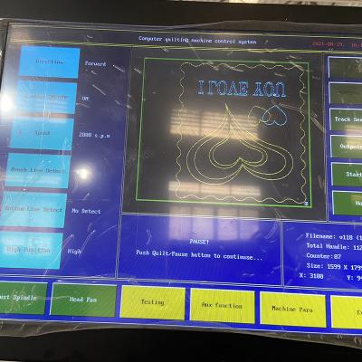 Cina Punto a catenella automatizzato ad alta velocità della singola trapuntatrice dell'ago di ZOLYTECH per le trapunte 3000rpm w/flanging in vendita