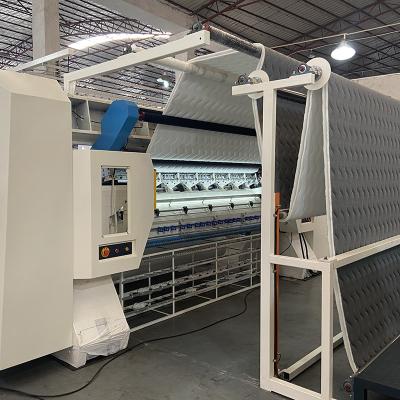 China Automatic multi-needle quilting machine commputerized system 80mm thickness mattress border machine 10KW for sale