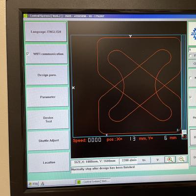 Китай Машина одиночной иглы машины тюфяка ZOLYTECH ZLT-DZ1 выстегивая компьютеризировала одиночную главную выстегивая машину продается