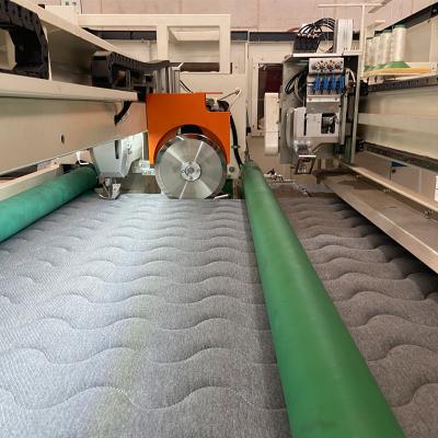 China Automatic mattress hemming machine commputerized system 80mm thickness non-shuttle working 10KW for sale